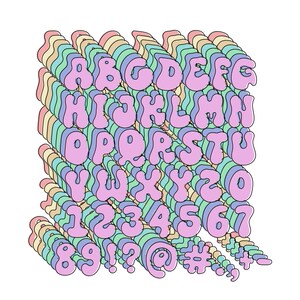 Retro Groovy Pastel Classroom Bundle, Teacher Bundle, Classroom ...