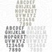 Pastel Easter Bunnies Alphabet | Sublimation Alpha Set | Happy Easter ...