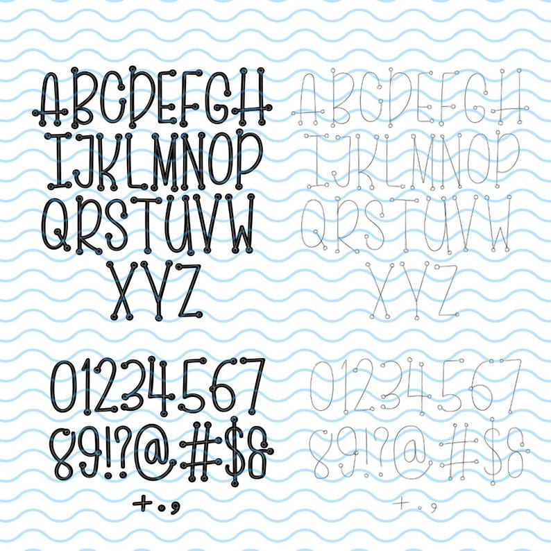 Black and White Scribble and Dot Doodle Alphabet , Letters Bulletin ...