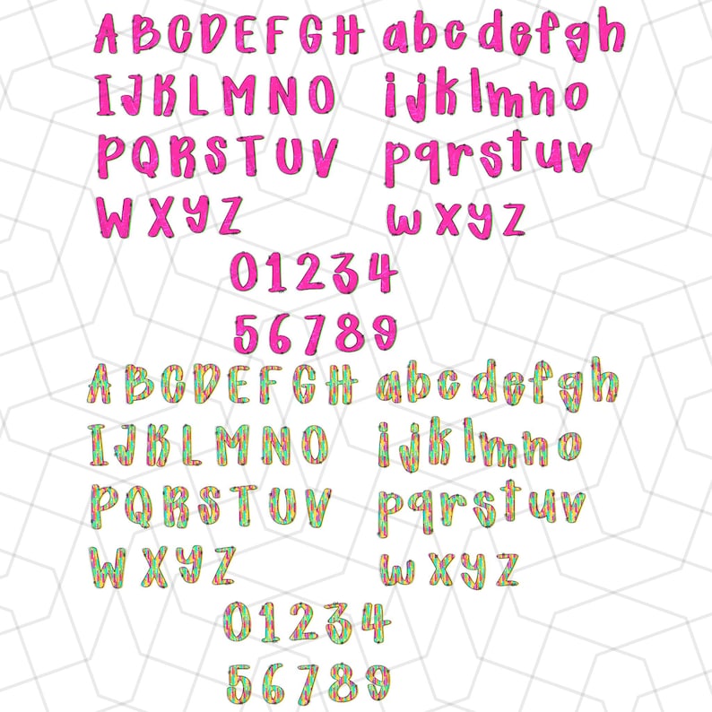 Autumn Alphabet Letters | Doodle Alpha Font Letter and Number | School ...