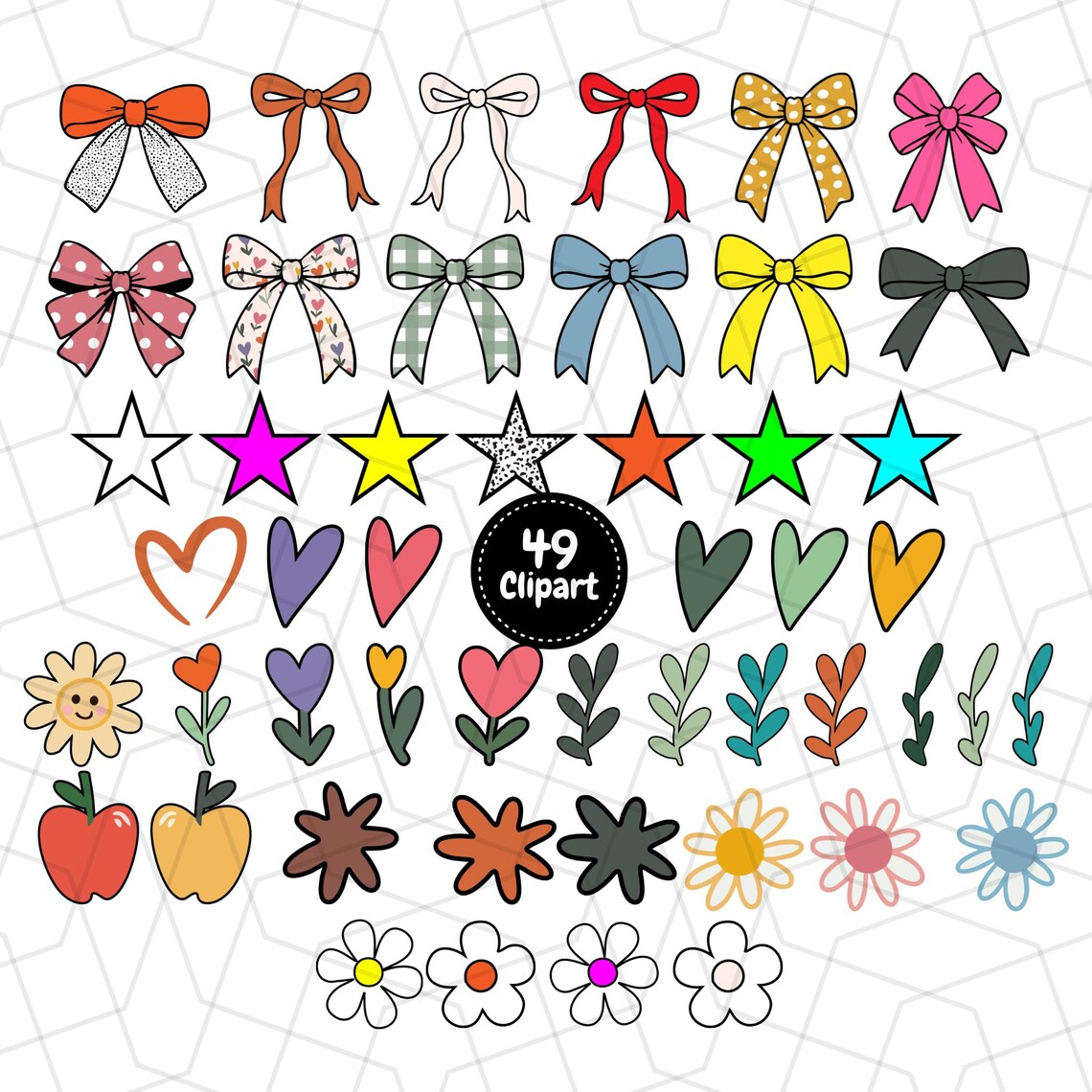 Preppy Boho Floral Teacher Alphabet Png | Back to School Alpha | Preppy ...