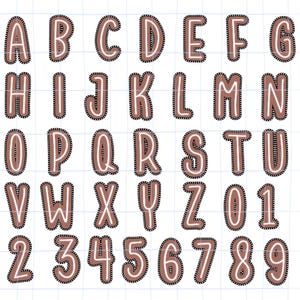 Autumn Bulletin Board Doodle Letters: Kindergarten, Teacher, School ...