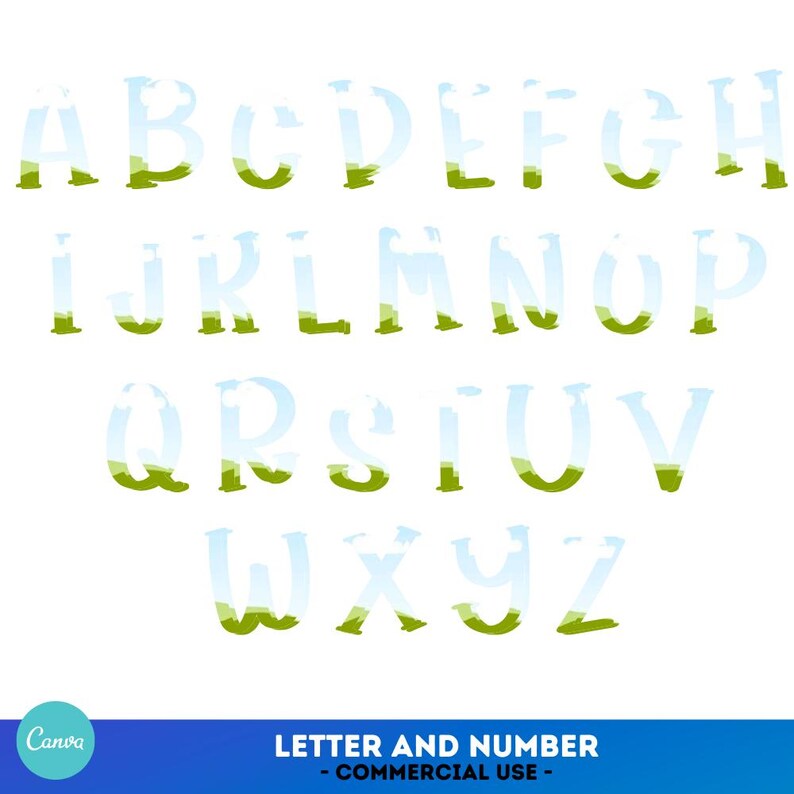 Canva Frame Alphabet Font | Sublimation | Custom Fill Pattern | Fill in ...