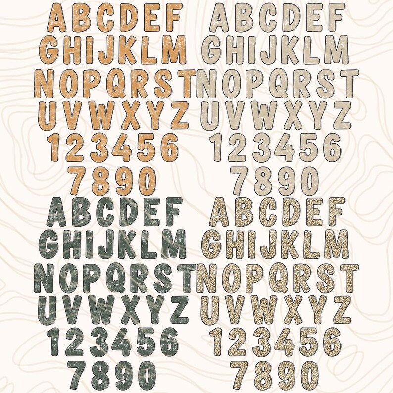Fall Doodle Letters Png | Autumn Alphabet | Sublimate Alphabet | Doodle ...