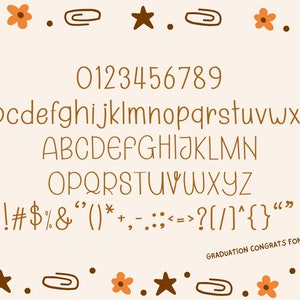 Graduation Font , Procreate Fonts , Graduation Congrats, Cricut Font ...