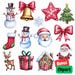 Snow Cap Alphabet Bundle , Winter Alphabet Clipart, Christmas Font Png ...