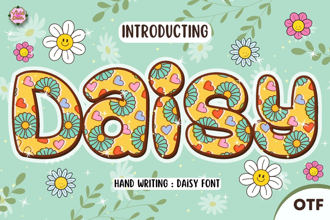 Daisy Font Procreate, Letter Fonts Procreate Designer Fonts, Wedding ...