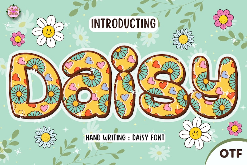 Daisy Font Procreate, Letter Fonts Procreate Designer Fonts, Wedding ...