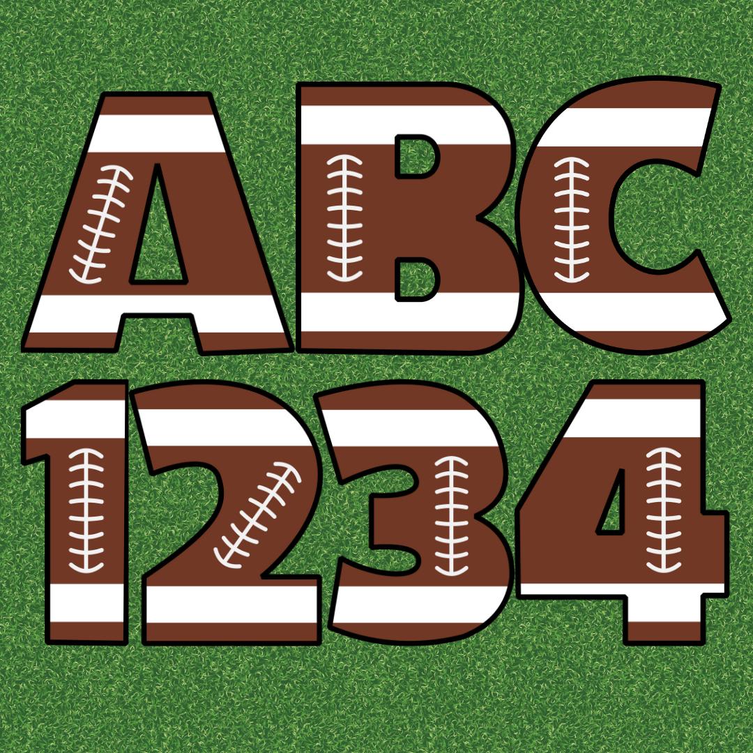 American Football Alphabet Png Varsity Font Png Football Sports Shirt ...