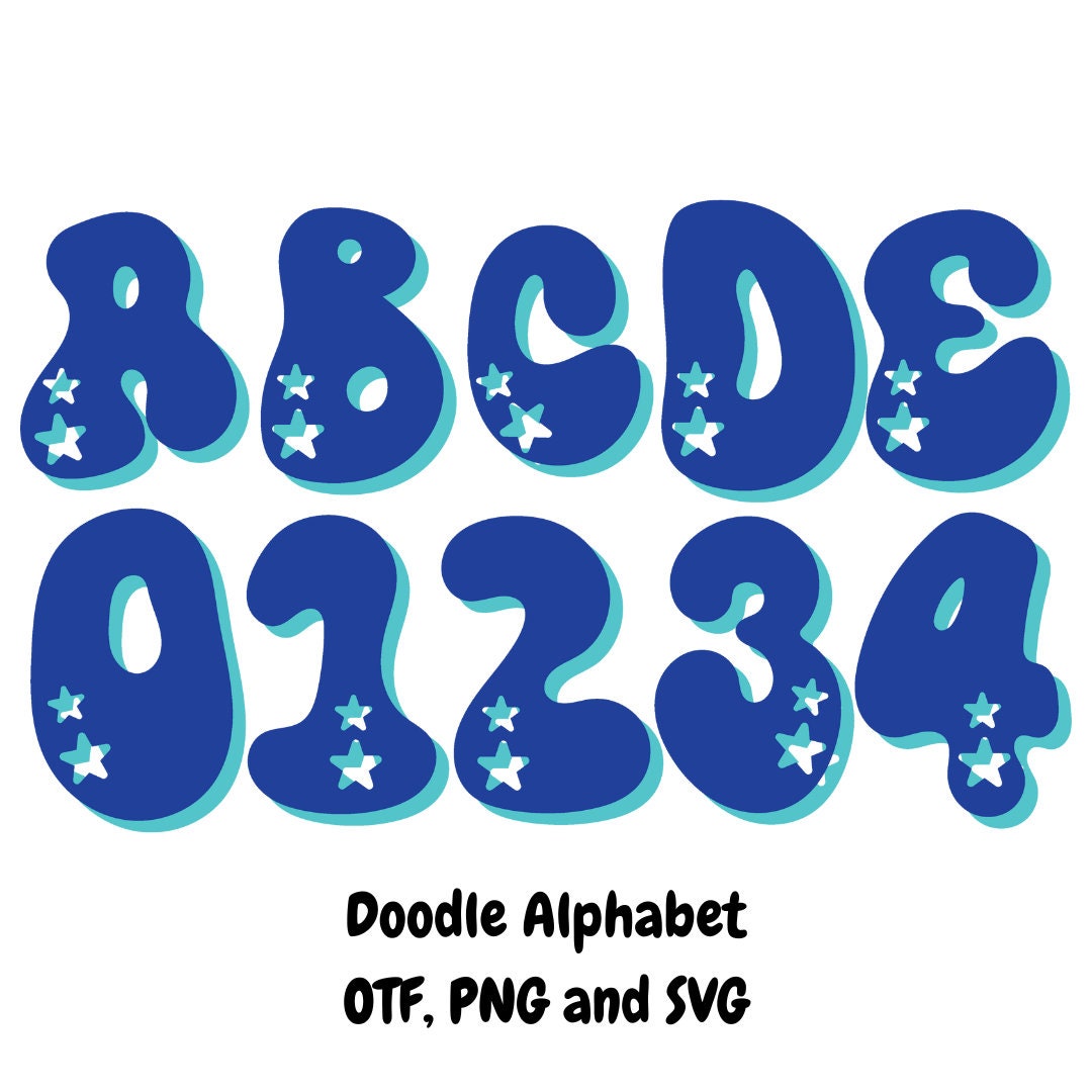 Fourth of July Font, Cricut Font, July 4th Fonts, Stars Font, Patriotic ...