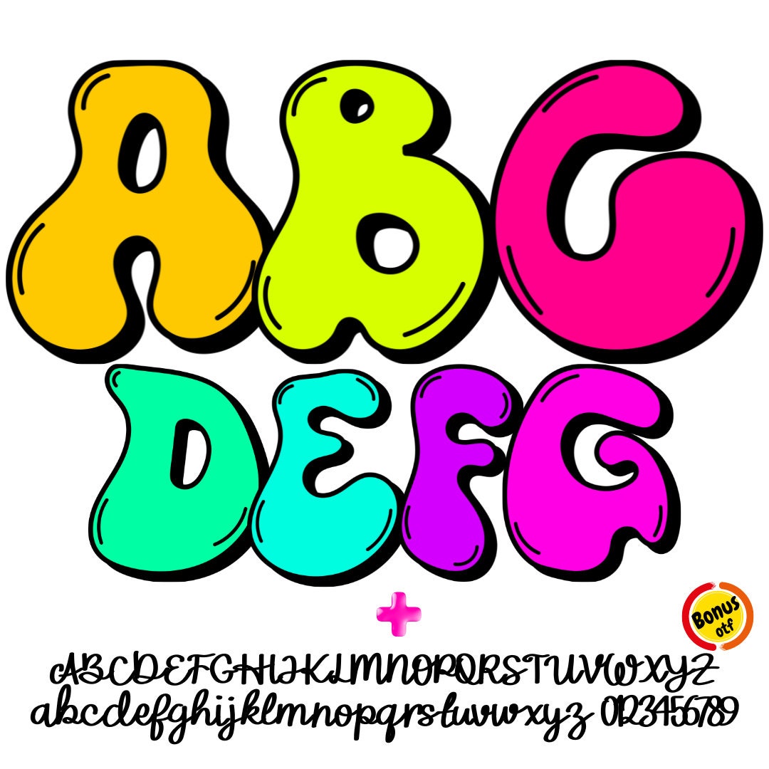 Neon Retro Groovy Classroom Bundle, Teacher Bundle, Classroom Alphabet ...