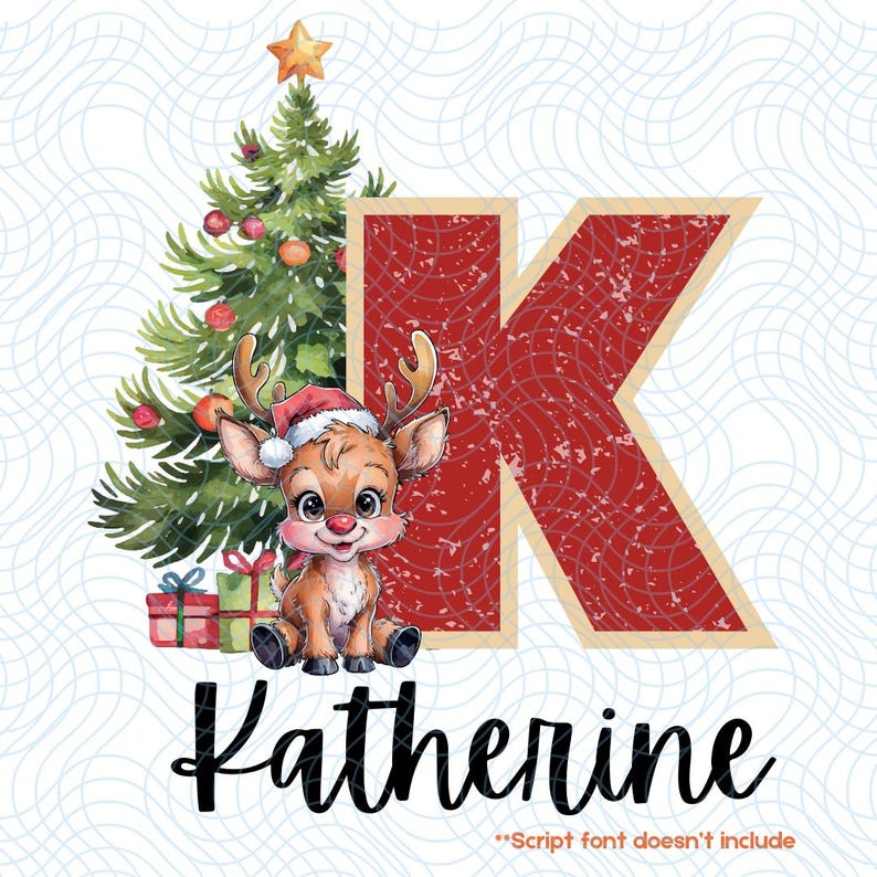 Reindeer Alphabet Letters PNG | Christmas Alphabet Png | Christmas ...