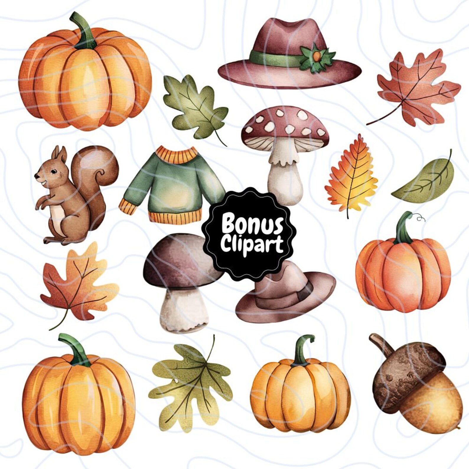 Fall Doodle Letters PNG | Fall Clip Art Alphabet Bundle | Custom Name ...