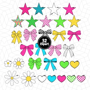 Preppy Bubble Summer Alphabet Letters | Doodle Alpha Font Letter and ...