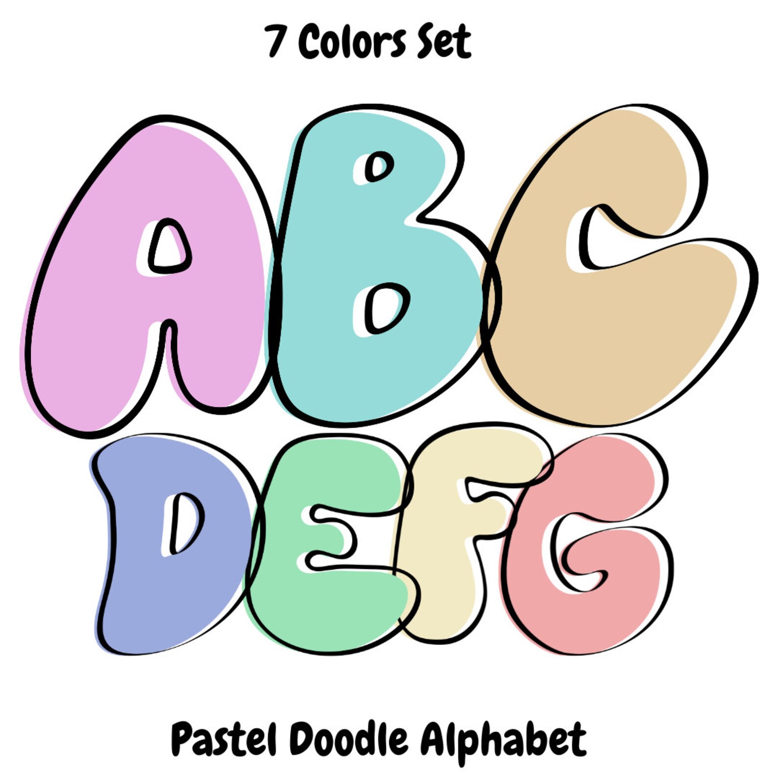 Bubble Groovy Neon Classroom Bundle, Teacher Bundle, Classroom Alphabet ...