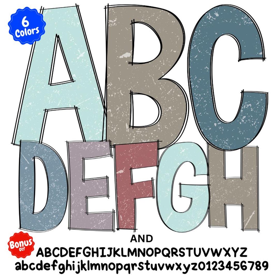 Winter Alphabet Clipart, Bulletin Board Letters Printable, Alpha Set ...