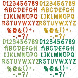 Scribble Letters, Bright Doodle Alphabet, PNG Bundle, Hand-drawn Alpha ...