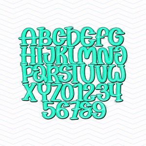 Bright Scribble Doodle Alphabet PNG Uppercase and Number Alpha Pack ...