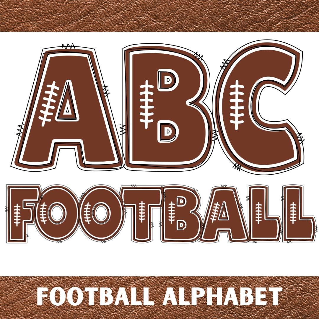 Football Alphabet Png | Varsity Font Png | Football Sports Shirt ...