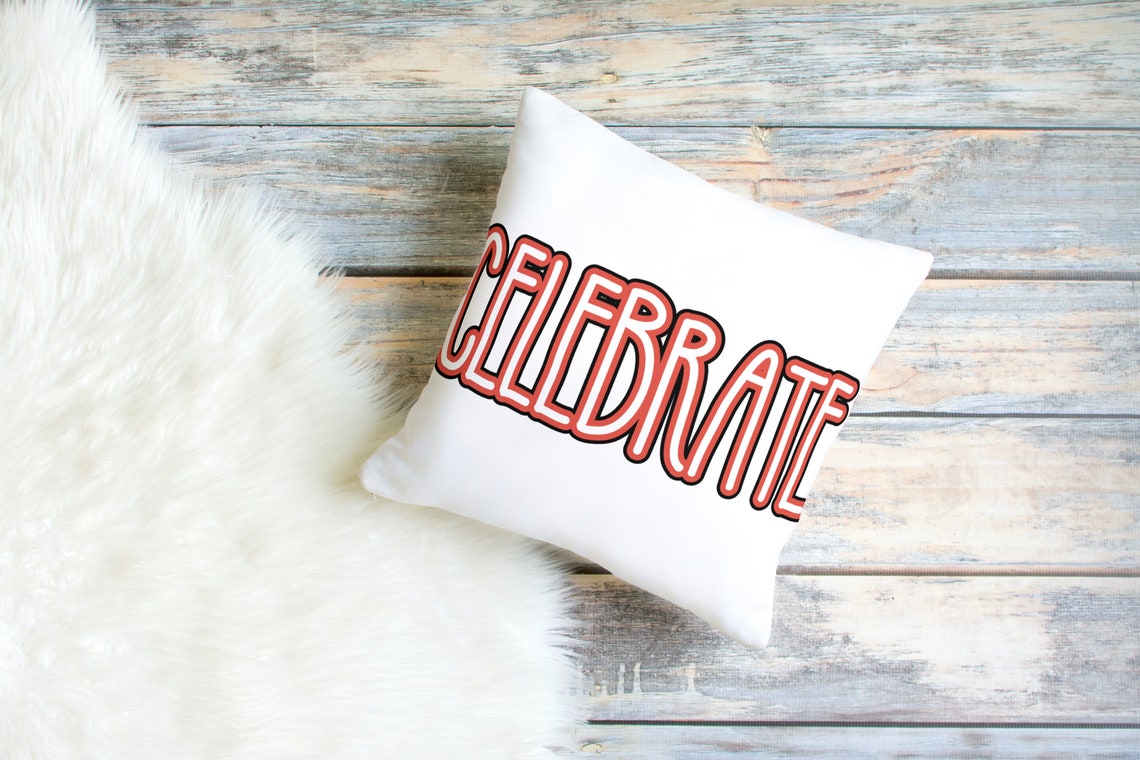 Celebrate Font Procreate, Letter Fonts Procreate Designer Fonts ...