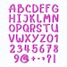 Neon Alpha Png, Alpha Sets Bundle, Scribble Alphabet Png, Scribble ...