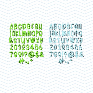 Summer Scribble Doodle Font: Colorful, Bright Alphabet Set PNG for ...