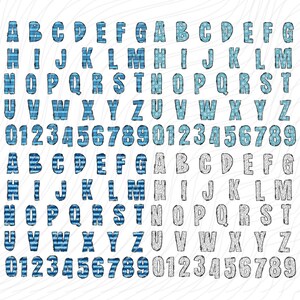 Doodle Snowman Alphabet Png, Snow Alphabet Bundle , Winter Alphabet ...