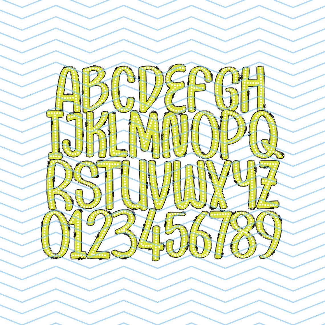 Bright Dalmation Dots Png , Polka Dot Alphabet Png, Marquee Letters Png ...