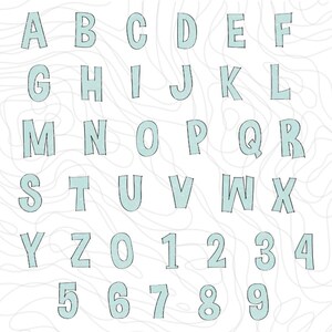 Winter Alphabet Clipart, Bulletin Board Letters Printable, Alpha Set ...