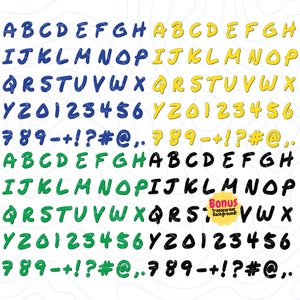 Neon Alphabet Letters PNG, Groovy Retro Font, Grunge Distressed Doodle ...