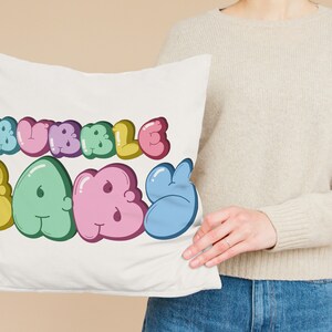 Bubble Baby Font Procreate, Letter Fonts Procreate Designer Fonts ...