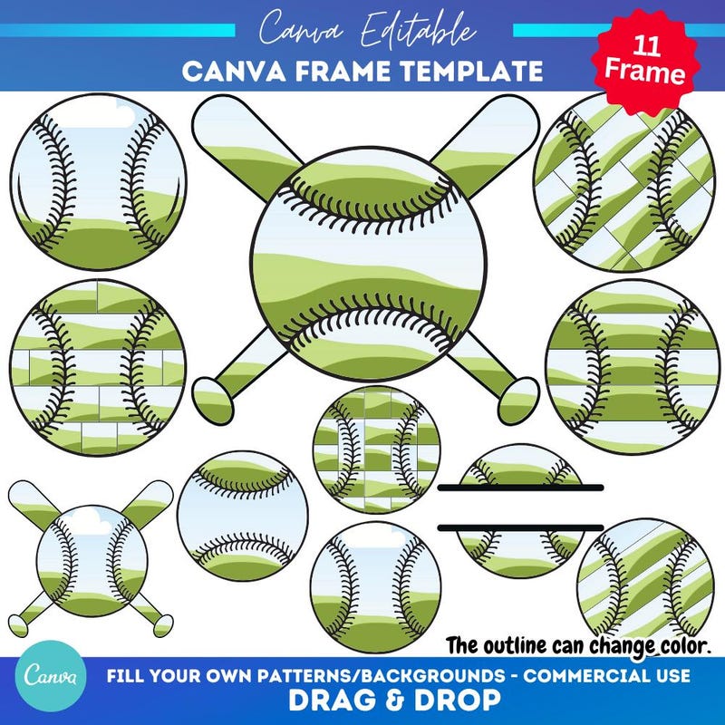 Baseball Frame - Etsy