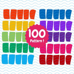 Neon Back to School Doodle Alphabet With Colorful Background : Bright ...