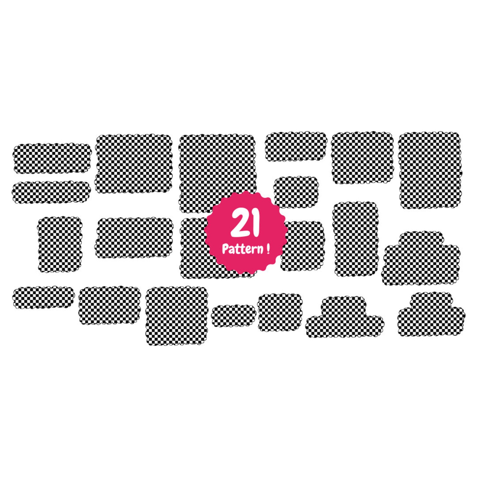 Dot Dalmatian Alphabet With Checkered Background Png, Custom Dalmatian ...