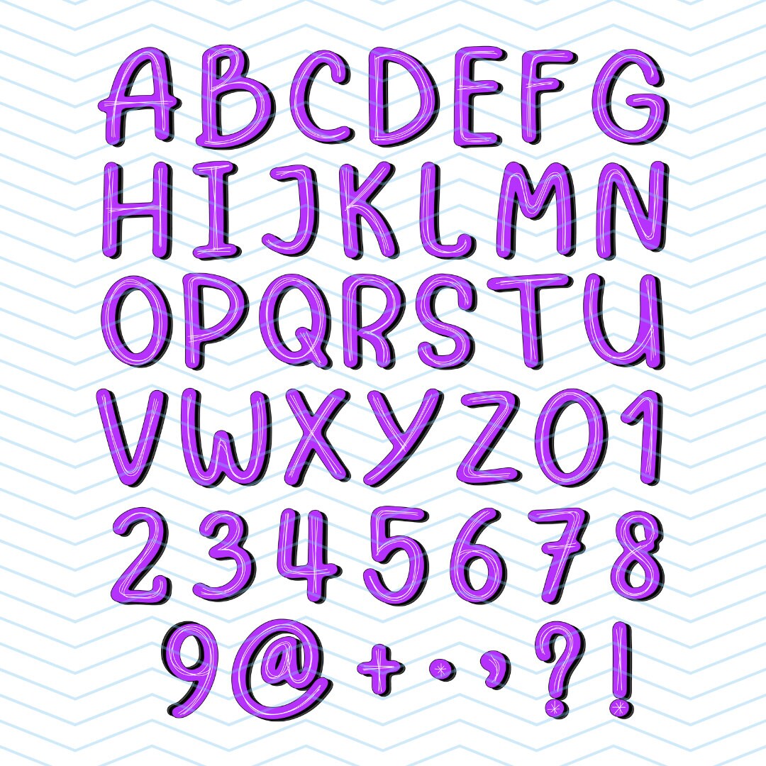 Neon Alpha Png, Alpha Sets Bundle, Scribble Alphabet Png, Scribble ...