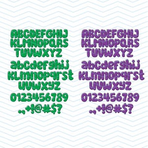 6 Colors Bulletin Board Doodle Letters Back to School: Kindergarten ...