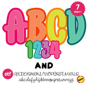 Boho Distressed Scribble Groovy Letters : Retro, Bold, Grunge, Hand ...