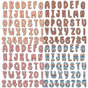 Winter Dot Dalmatian Alphabet, Custom Dalmatian Dot, Christmas Font Png ...