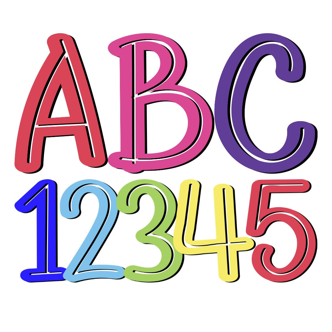 Neon Alpha PNG Bright, Colorful Alphabet Neon Font, Neon Letters ...