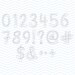Black and White Dot and Scribble Doodle Alphabet , Letters Bulletin ...