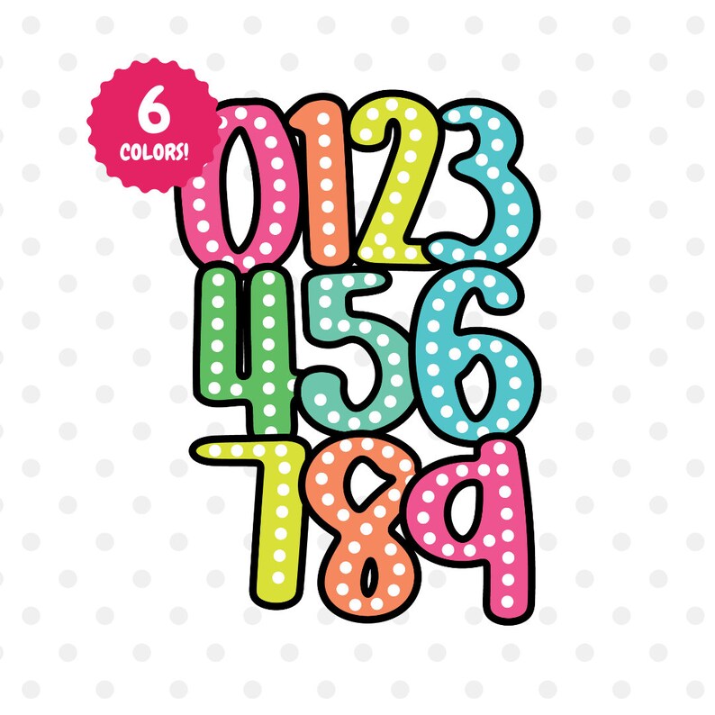Dalmatian Dots Png Alphabet and Number, Mama PNG, Happy Mother Day ...