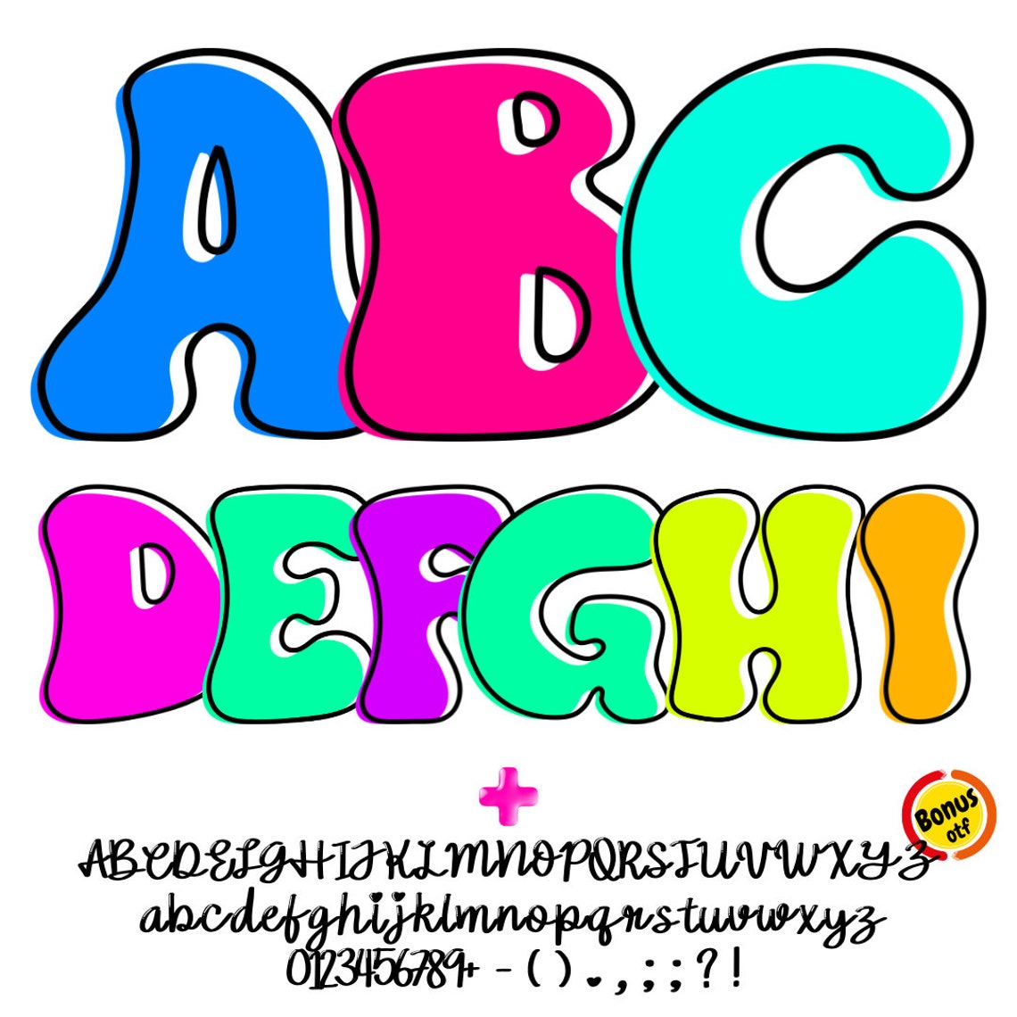 Retro Groovy Neon Classroom Bundle, Teacher Bundle, Classroom Alphabet ...