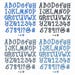 Snow Cap Alphabet Bundle , Winter Alphabet Clipart, Christmas Font Png ...
