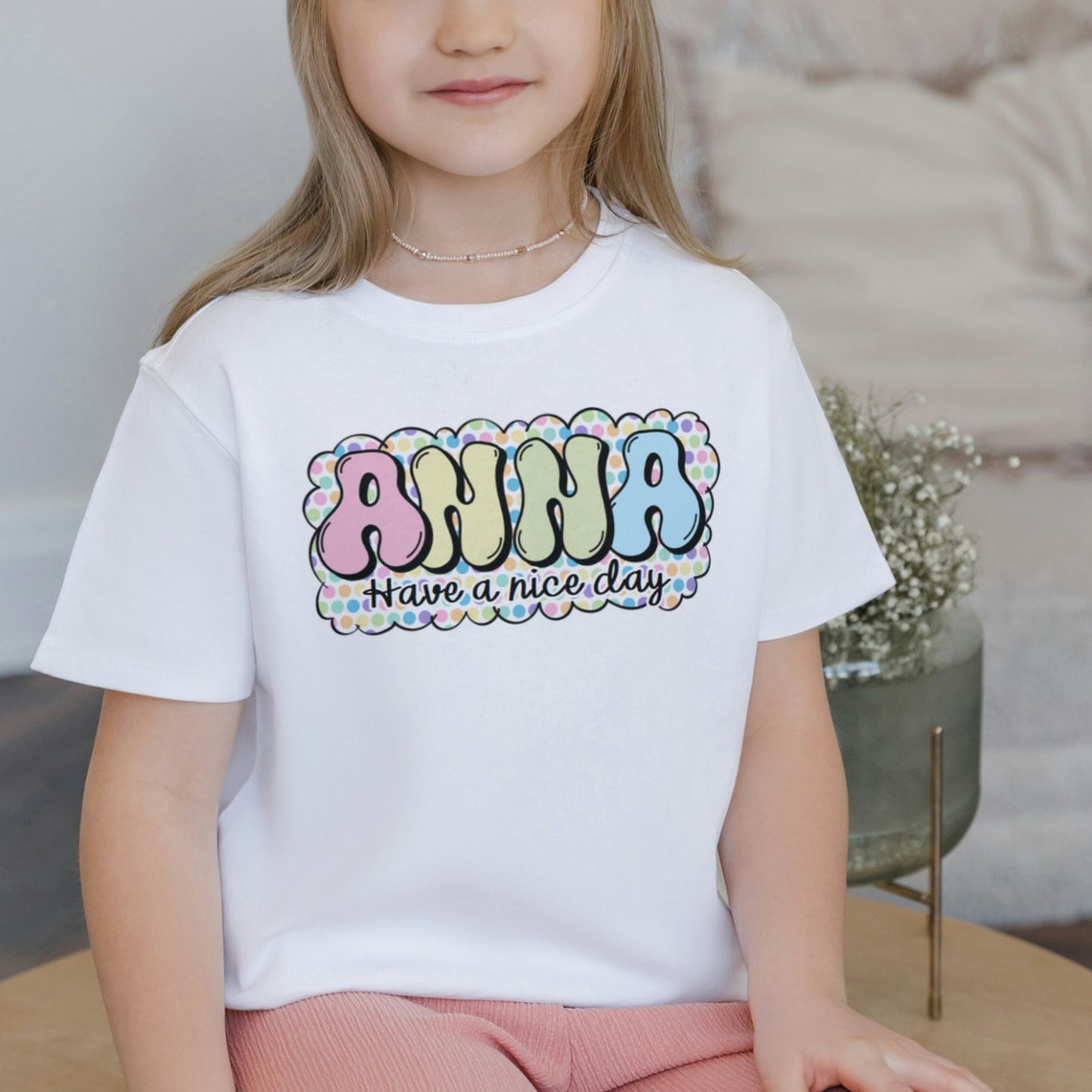 Pastel Groovy Alphabet With Dot Dalmatian Background Png, Custom ...