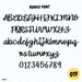 Summer Scribble Doodle Font: Colorful, Bright Alphabet Set PNG for ...
