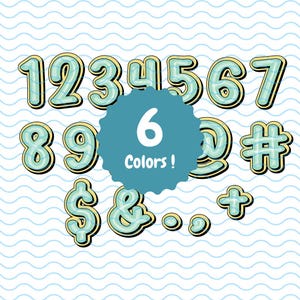 Cute Pastel Back to School Doodle Alphabet With 100 Background : Bright ...