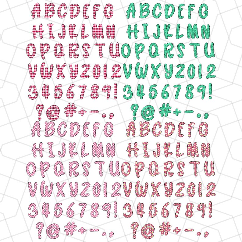 Preppy Summer Strawberry Alphabet PNG | Summer Vibes Letter ...