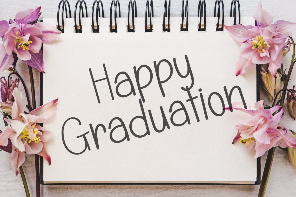 Graduation Font , Procreate Fonts , Graduation Congrats, Cricut Font ...