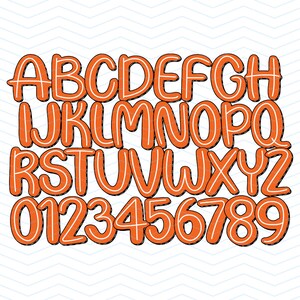Colorful Doodle Letters, Alpha Sets Bundle, Bright Doodle Letters ...