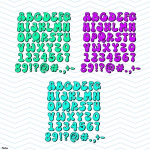 Neon Retro Groovy Classroom Bundle, Teacher Bundle, Classroom Alphabet ...